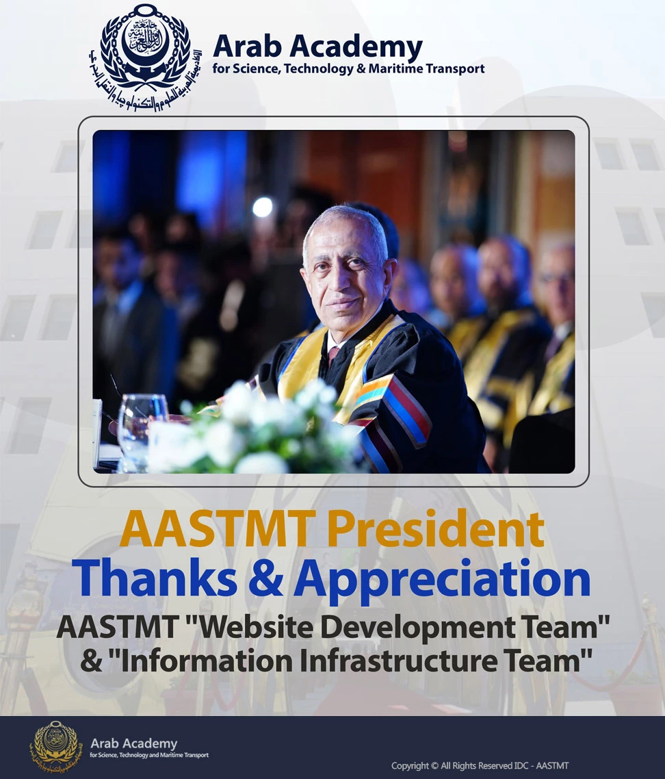 Arab Academy for Science, Technology and Maritime Transport- | AASTMT